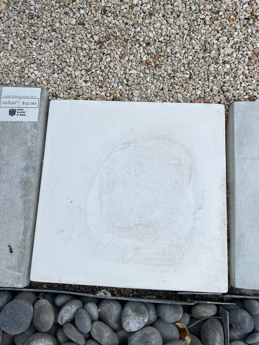 Cement Stepping Stone 18x18" – A1A Sod Sand Soil